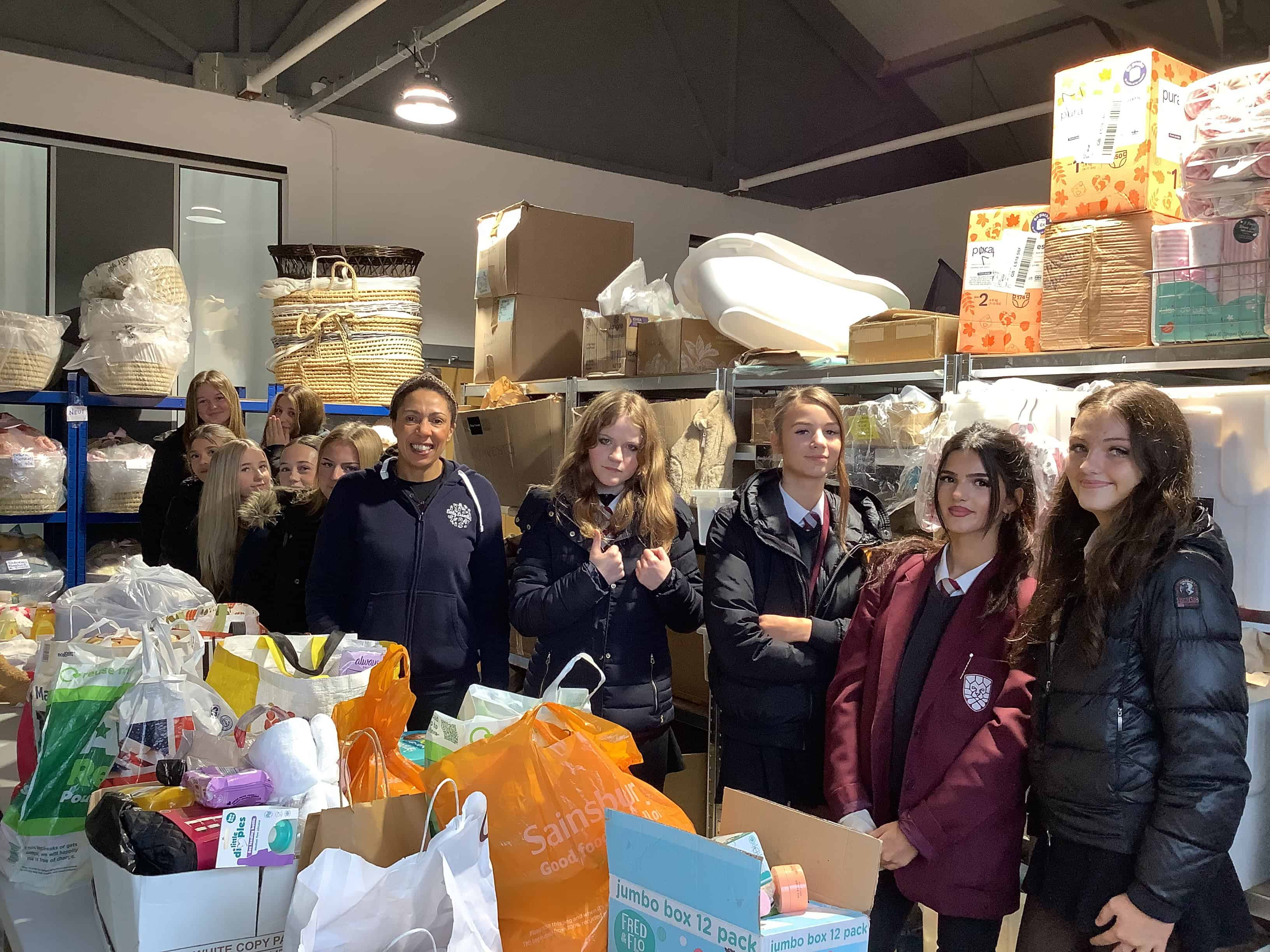 Year 10 Students Share the Spirit of Giving with Early Essentials Manchester - Hazel Grove High ...